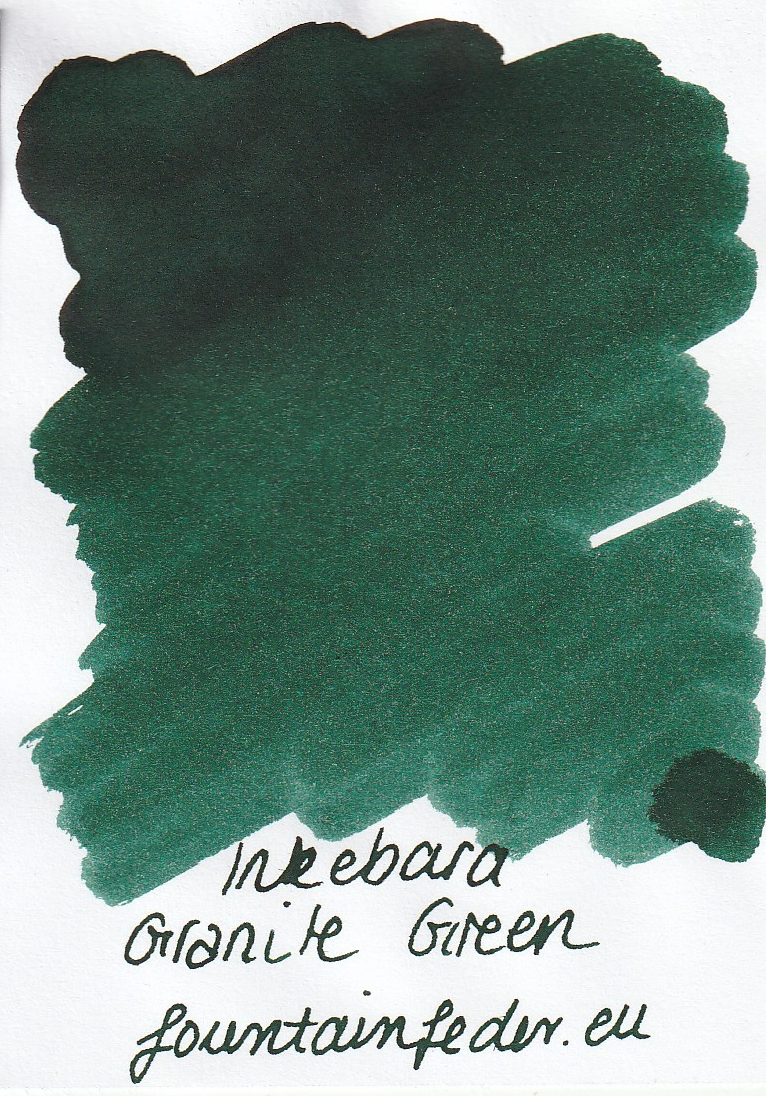Inkebara Tintenproben Ink Samples